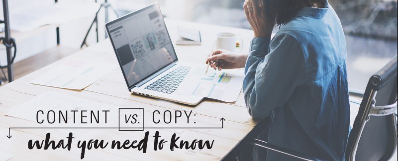 Content VS Copy: What You Need to Know | Oozle Media